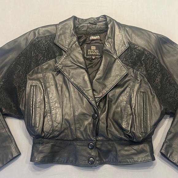 Byrnes & Baker | Jackets & Coats | Vintage Byrnes And Baker Leather ...